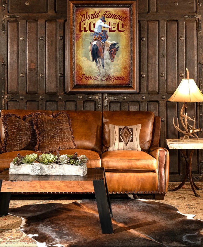 Wall Decor PRESCOTT AZ Frontier Days World's Oldest Rodeo Wall Décor ...