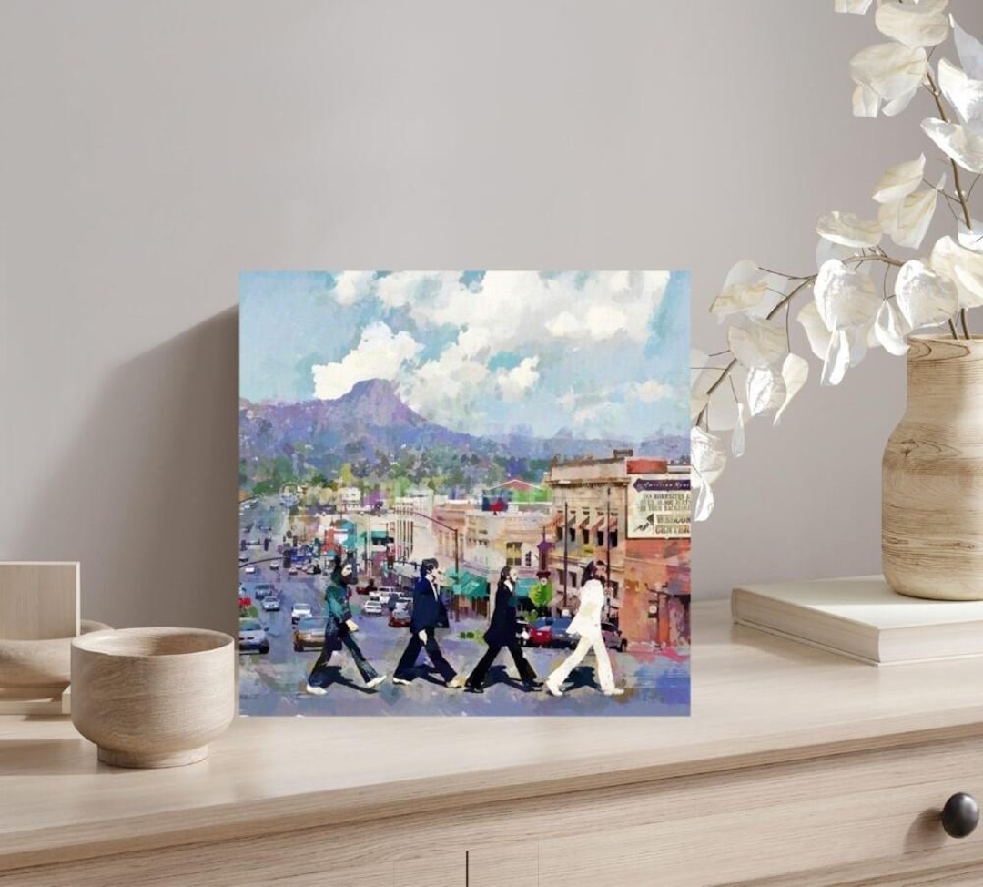 Beatles Abbey Road Prescott AZ Art Print: Signed Collectible Canvas - Etsy