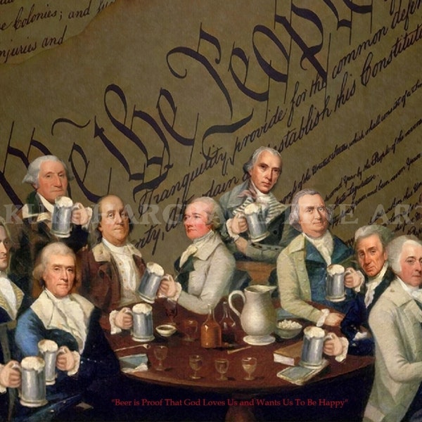 Founding Fathers Art - Etsy