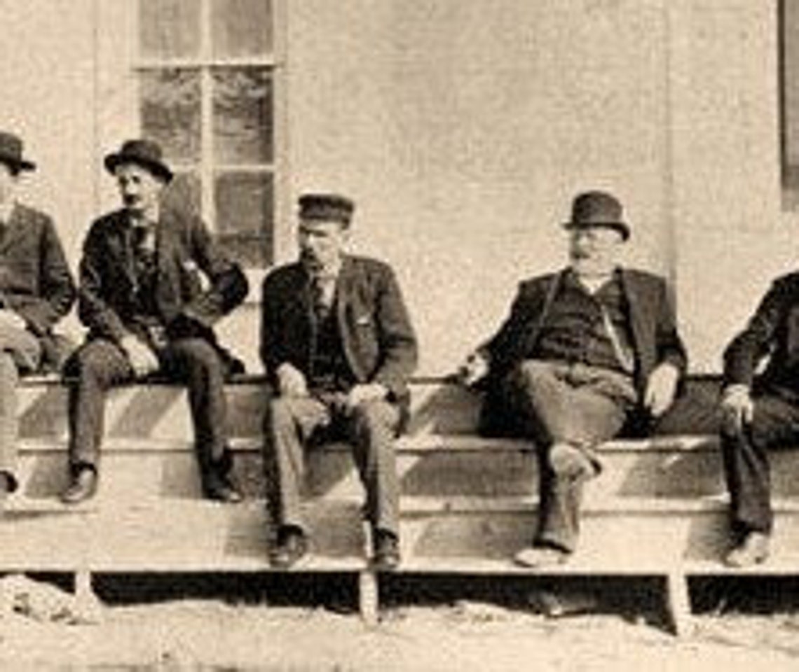 Old West Photo Print: the Gathering 1883, Holliday, Earp, Butch Cassidy ...
