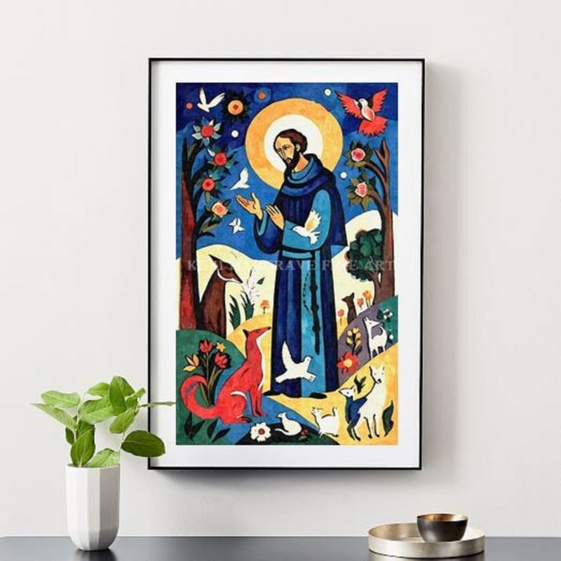 Religious Folk Art - Etsy