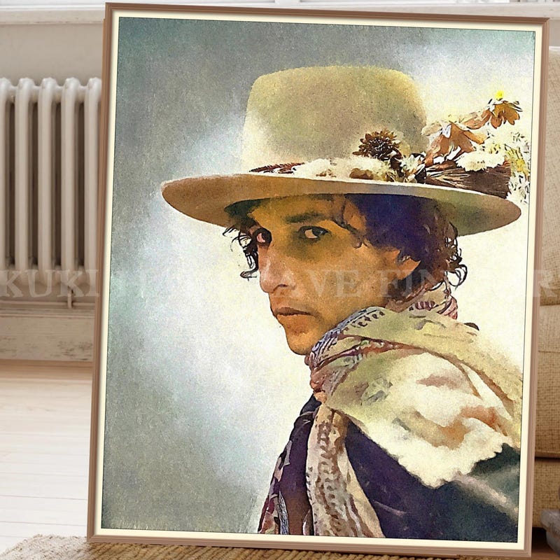 Bob Dylan Portrait - Etsy