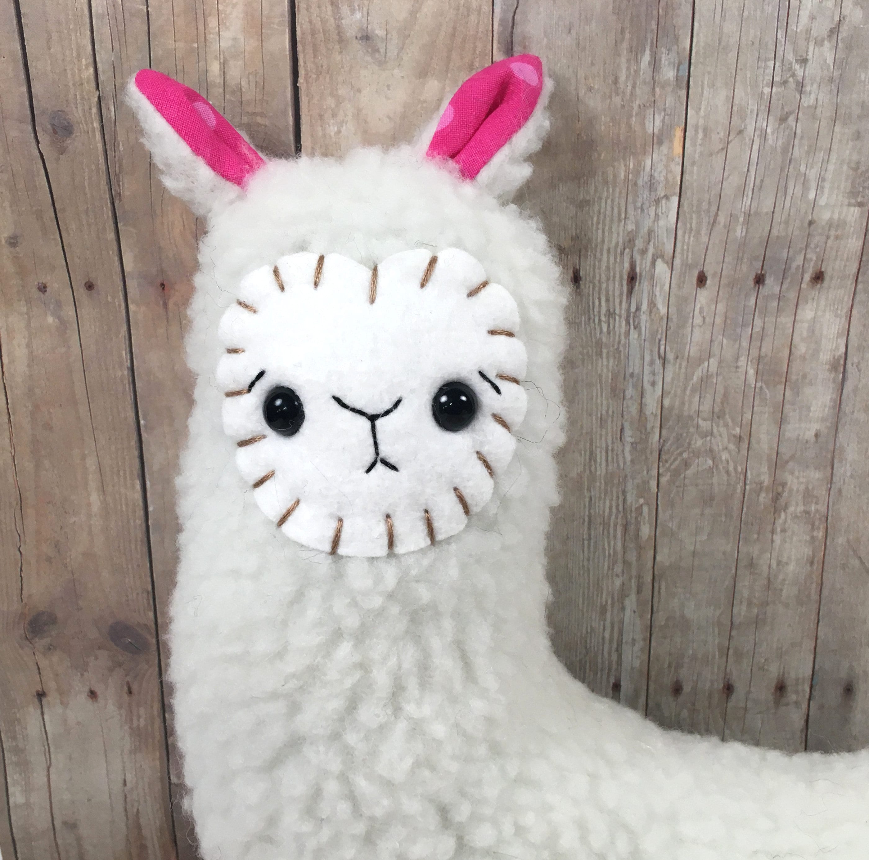 Llama Stuffed Animal - Plush Alpaca - Cute Stuffed Toy - Kawaii Llama ...