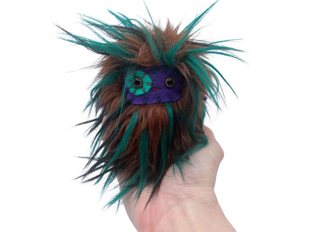 Little Plush Monster Small Stuffed Animal Weird Toy Little Uggle Gift ...