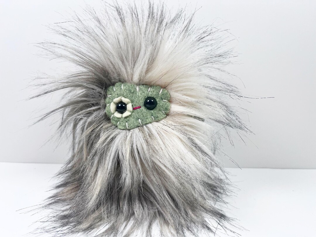 Weird Handmade Plush Monster Small Stuffed Animal Miniature Toy Little ...