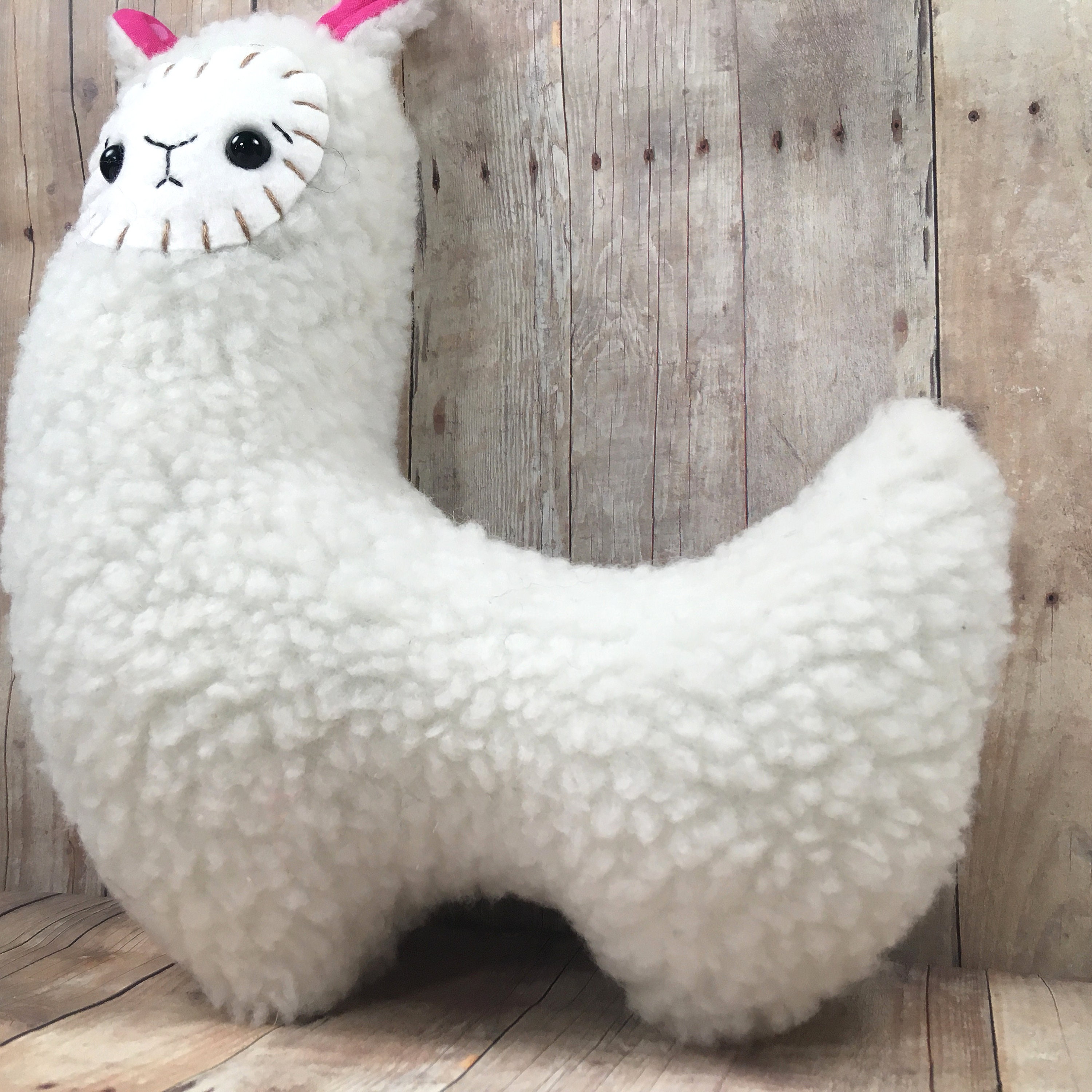 Llama Stuffed Animal - Plush Alpaca - Cute Stuffed Toy - Kawaii Llama ...