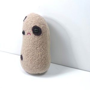 Sad Little Potato Plushie - Cute Pretend Food Toy - Kawaii Potato ...