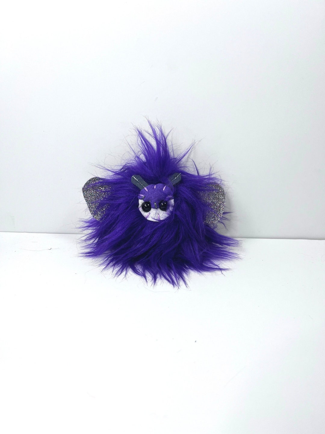 Ready-to-ship Butterfly Plush - Purple Moth Stuffed Animal - Glittery ...