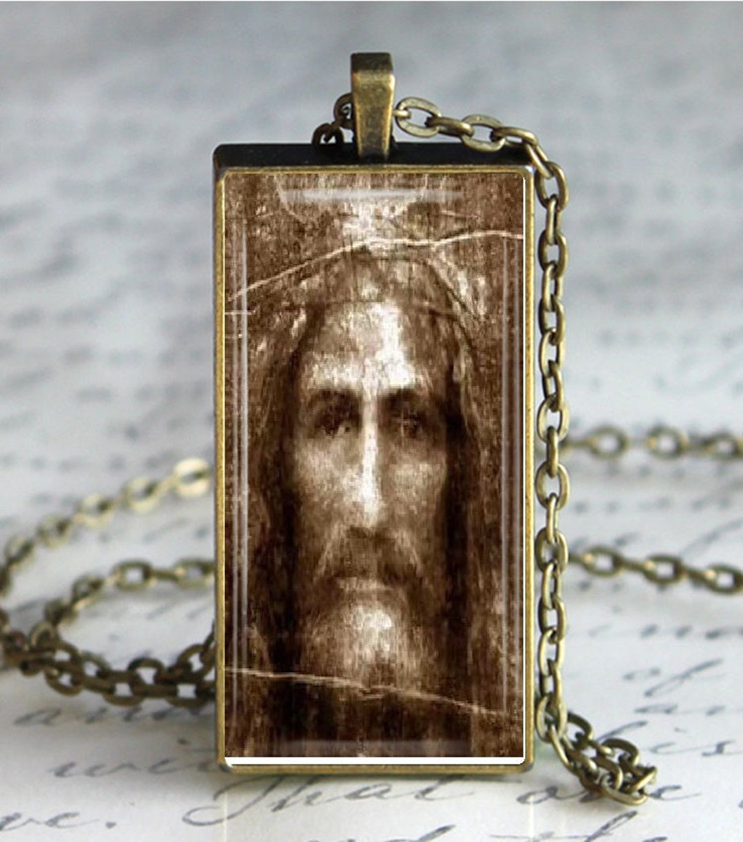 Holy Face of Jesus Christ Necklace,religious Christian Jewelry ...