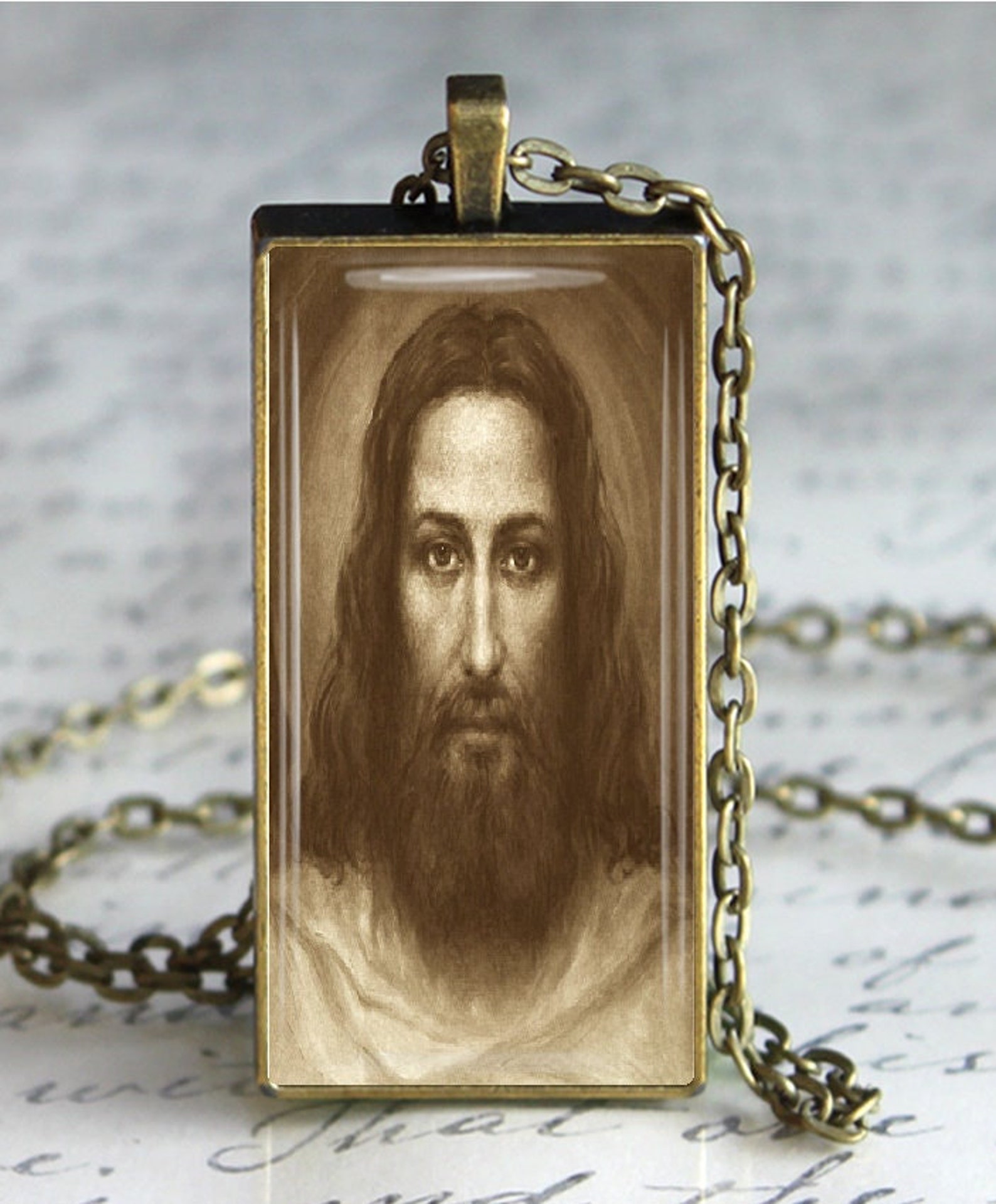 Face of Christ Holy Face Jesus Christ Pendant Jesus | Etsy