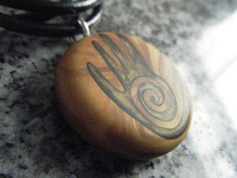 native-american-hand-symbol-carved-on-a-polymer-clay-gold-etsy