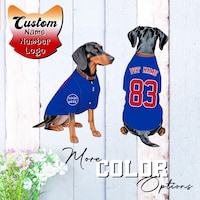 Custom Sports Dog Jersey - Personalized Dog Shirt With Name & Number ...