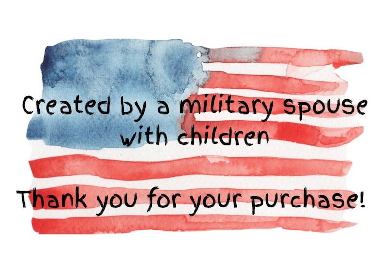 Kids Letters to A Soldier: Printable Military Stationery Set (PDF ...