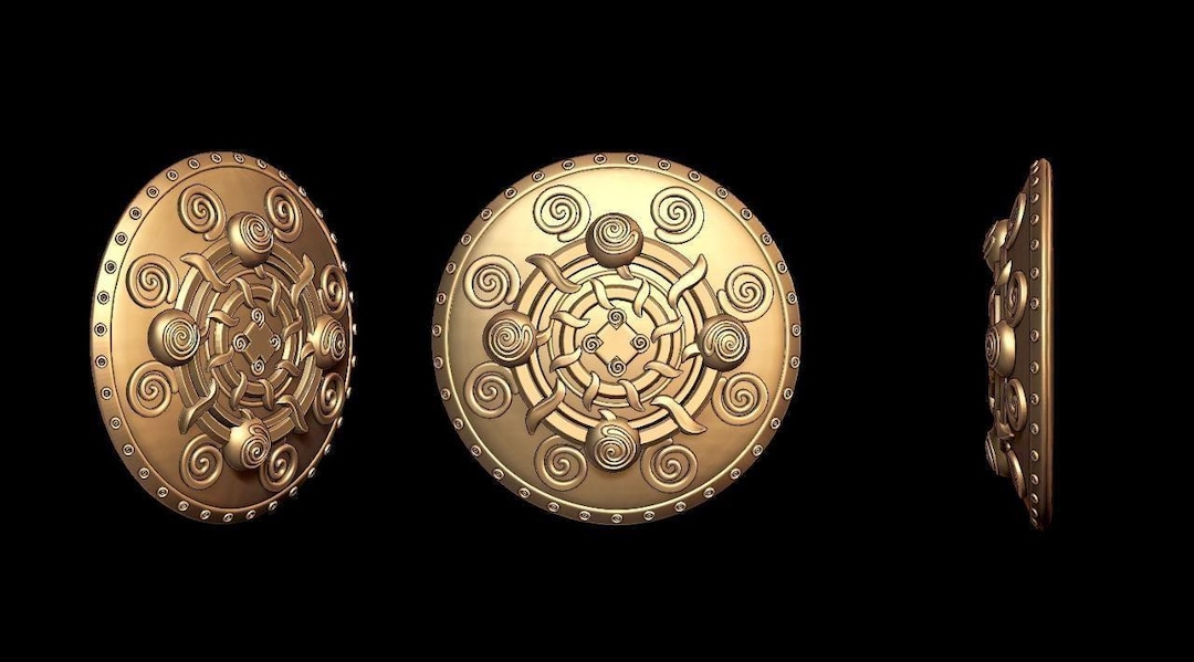 Skyrim Iron Banded Shield 3d File - Etsy