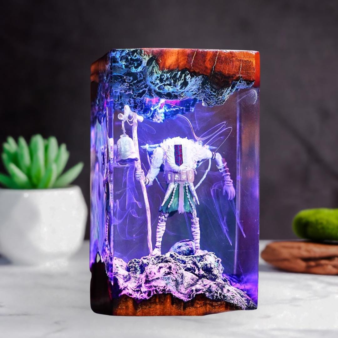 Monoco Expedition 33 Resin Lamp Relic, Clair Obscur Ritual Wanderer ...