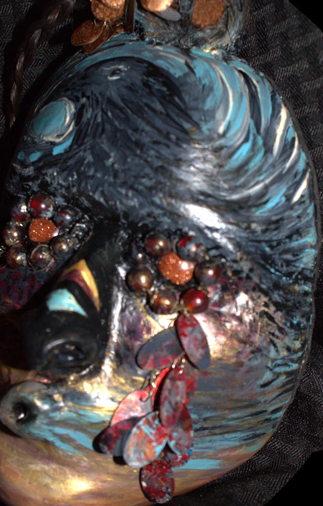 Gothic Decor Home Decor Handmade Mask Sculpture: Surrealist Wall Art ...