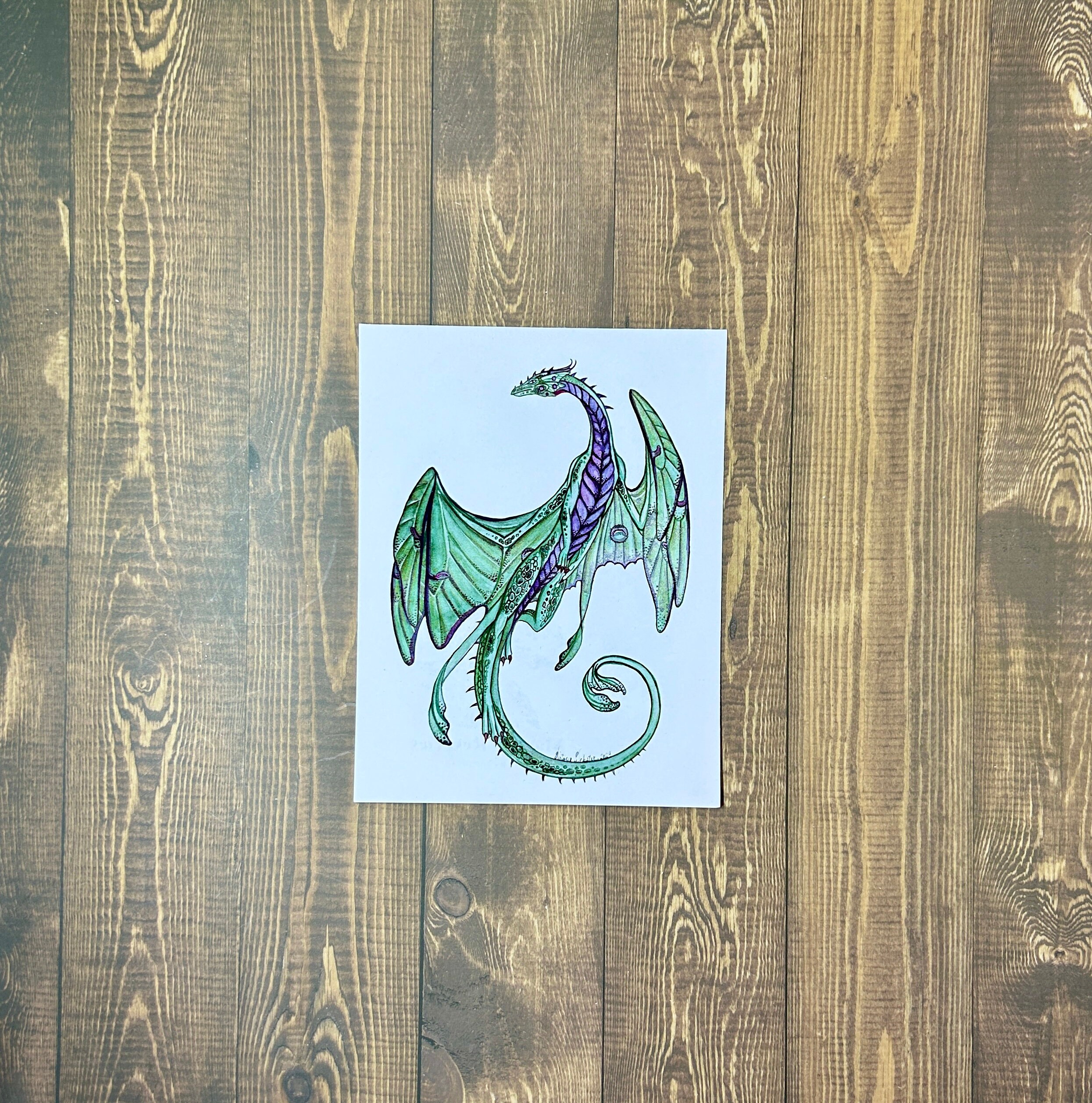Luna Moth Dragon Art Prints, Sticker and Original - Etsy
