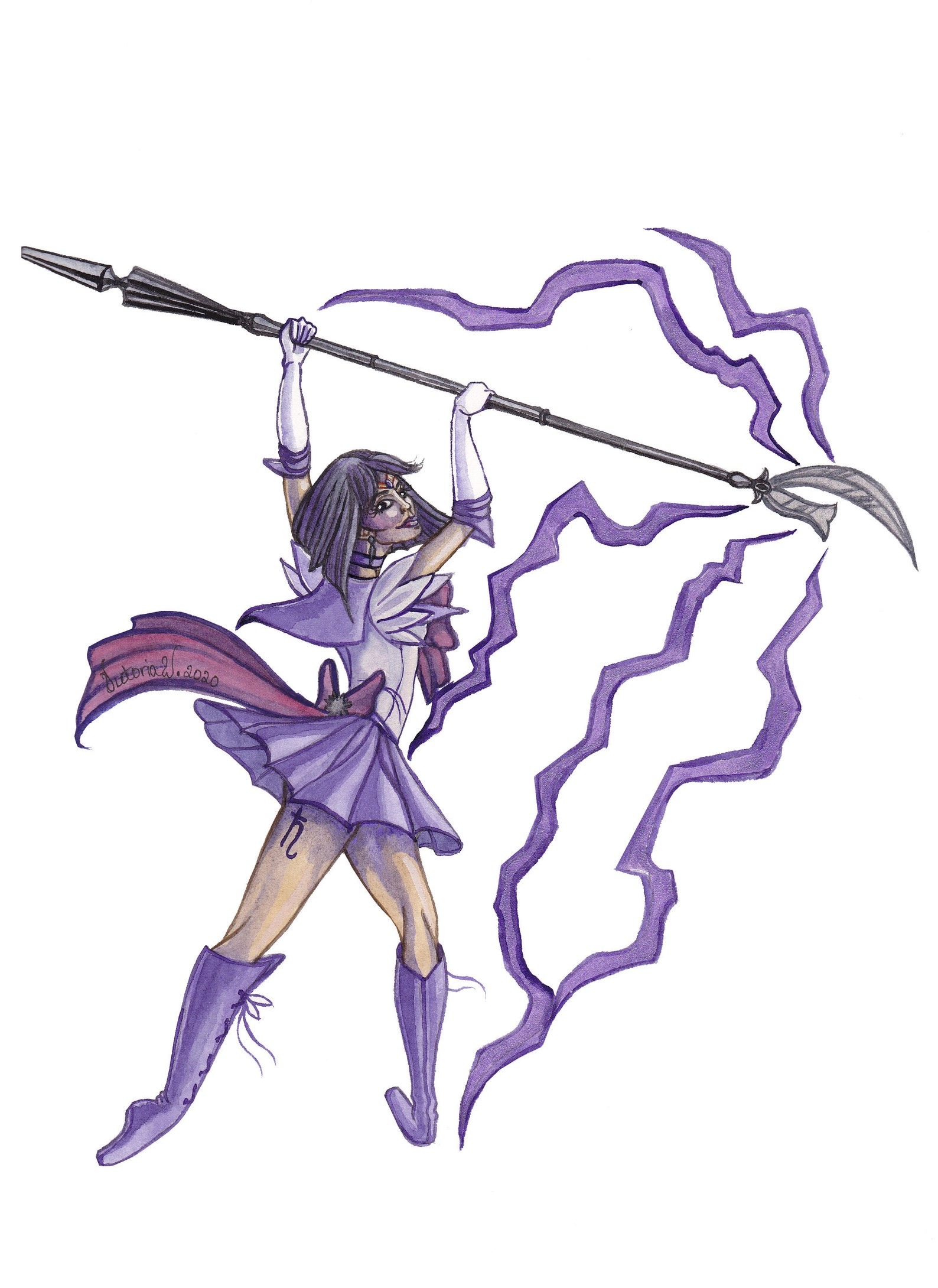 Sailor Saturn: Silence Glaive Surprise Sailor Moon Anime - Etsy