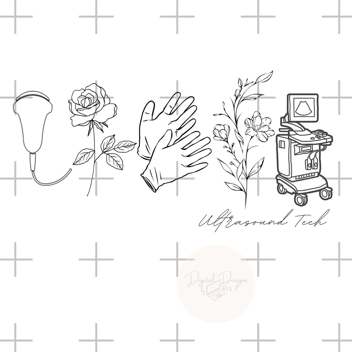 Ultrasound Tech SVG - Ultrasound Tech Clip Art SVG and PNG - Ultrasound ...