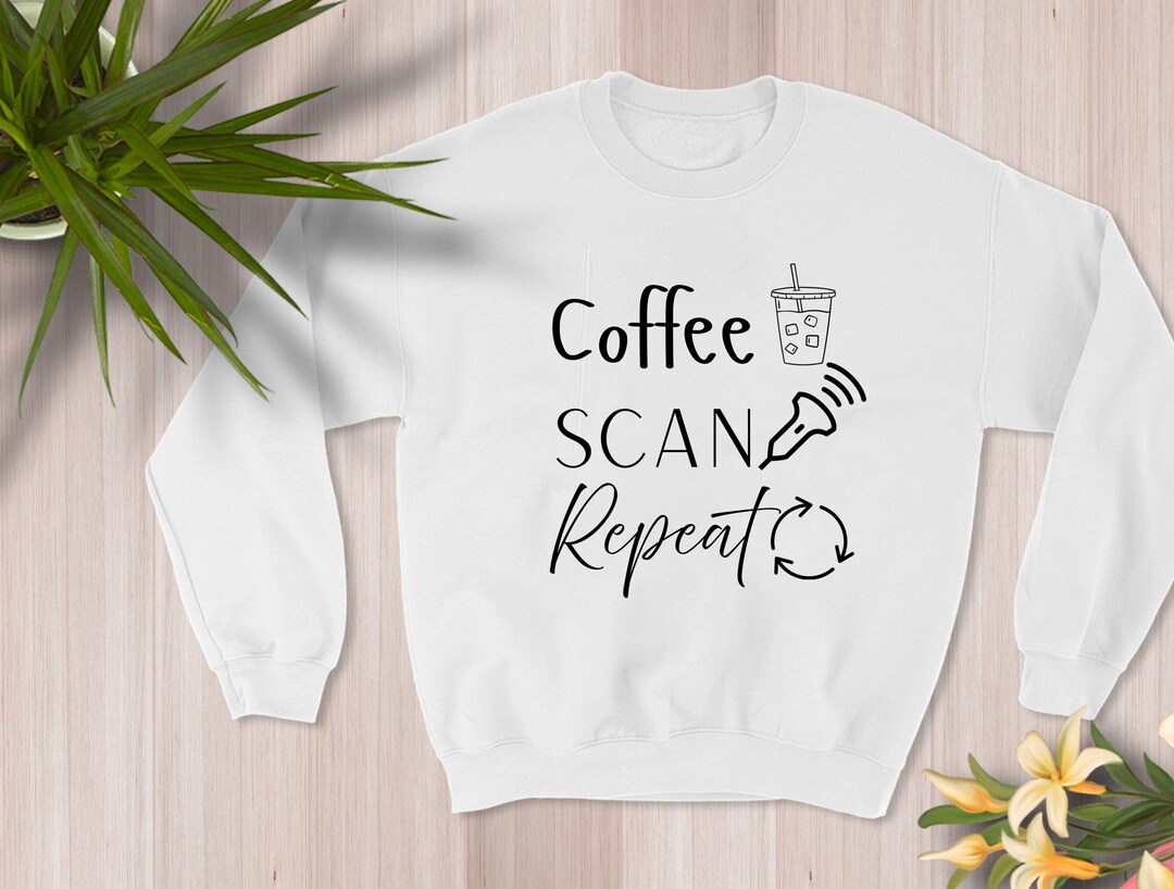 Ultrasound Tech SVG: Coffee Scan Repeat Design (SVG, PNG) - Etsy