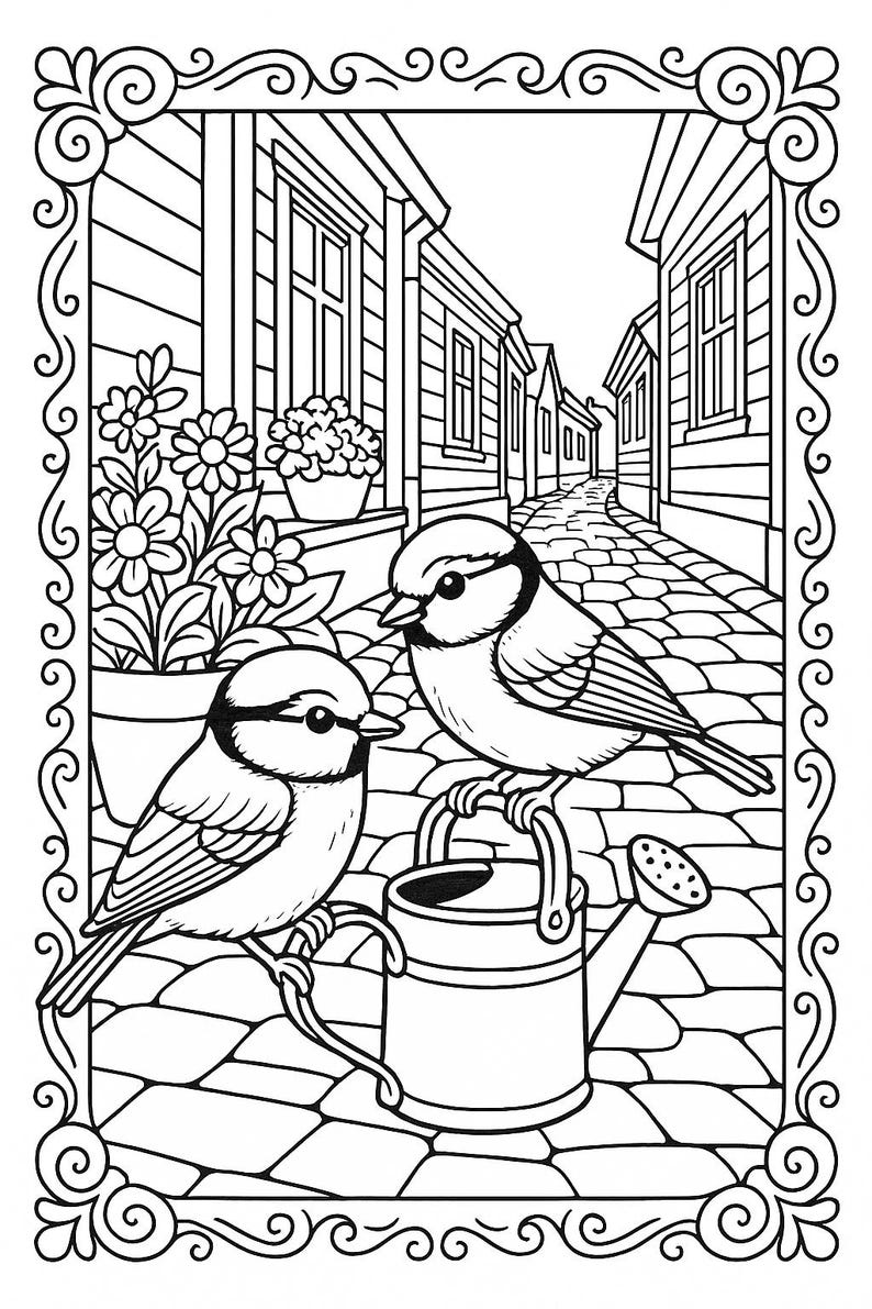 Norway Coloring Pages for Kids – Fjords & Wildlife (digital Download ...