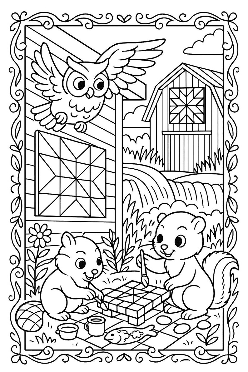 Kentucky Coloring Pages for Kids – Bluegrass & Barnyard (digital ...
