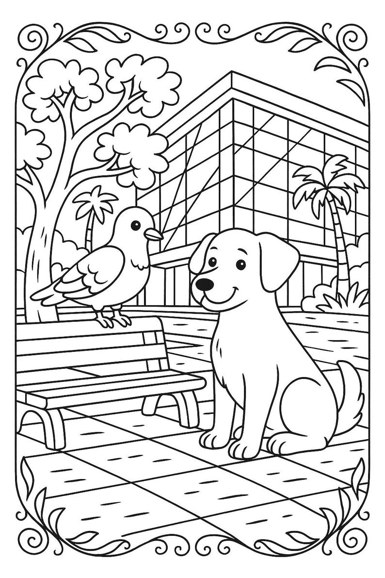 Guam Coloring Pages for Kids – Tropical Wildlife, Beach Scenes (digital ...