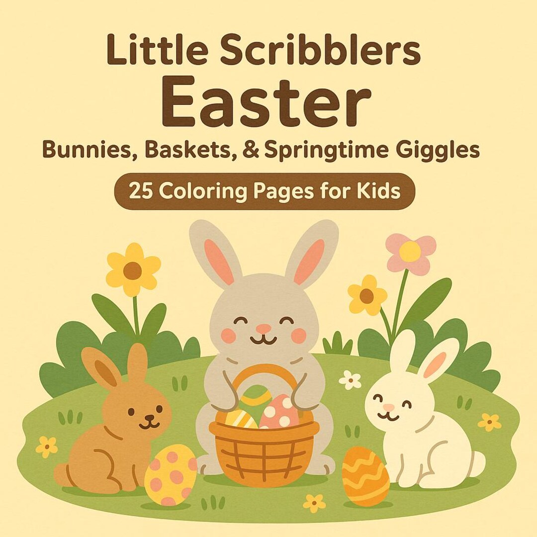 Easter Coloring Pages for Kids – 25 Printable Sheets | Little ...
