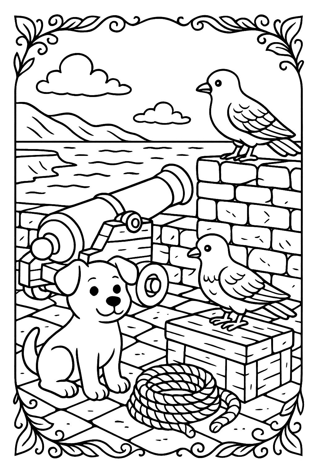 Guam Coloring Pages for Kids – Tropical Wildlife, Beach Scenes (digital ...