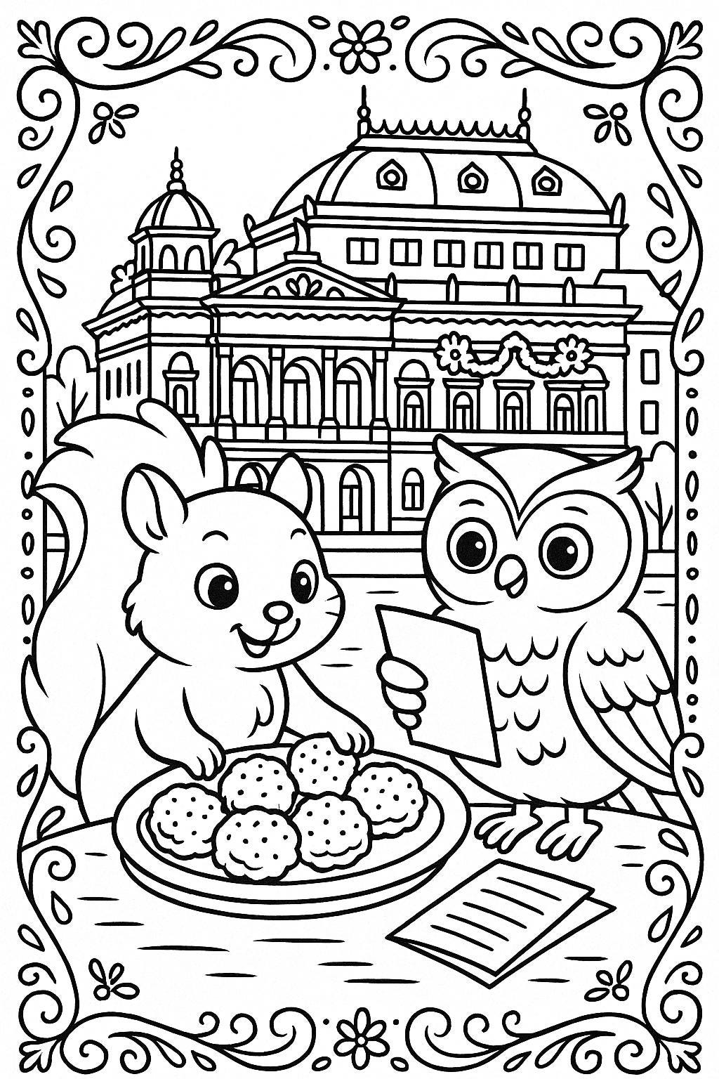 Czech Republic Coloring Pages for Kids – Castles & Forests (digital ...