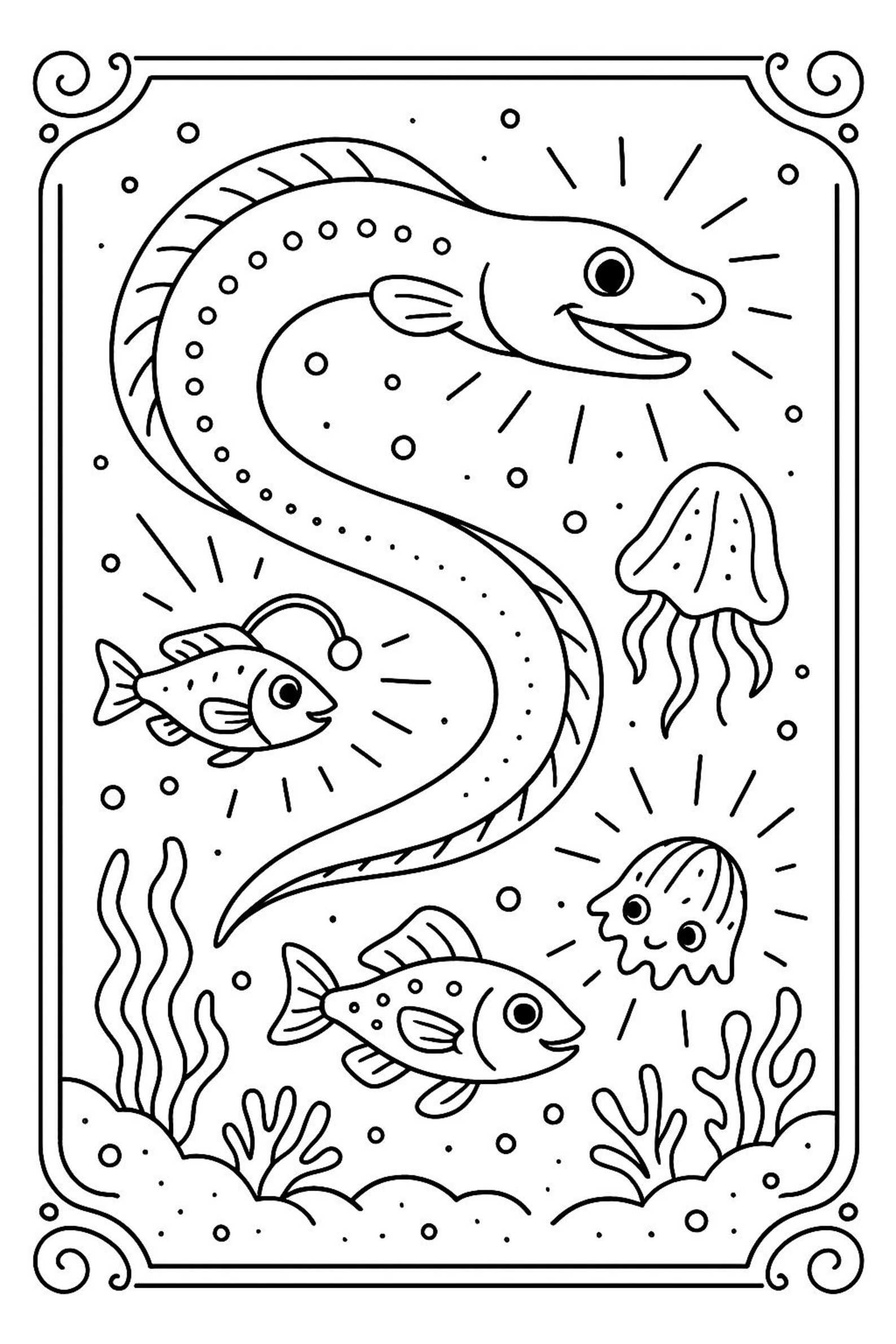 Ocean Friends Coloring Pages: 25 Sea Animal Printables (digital ...