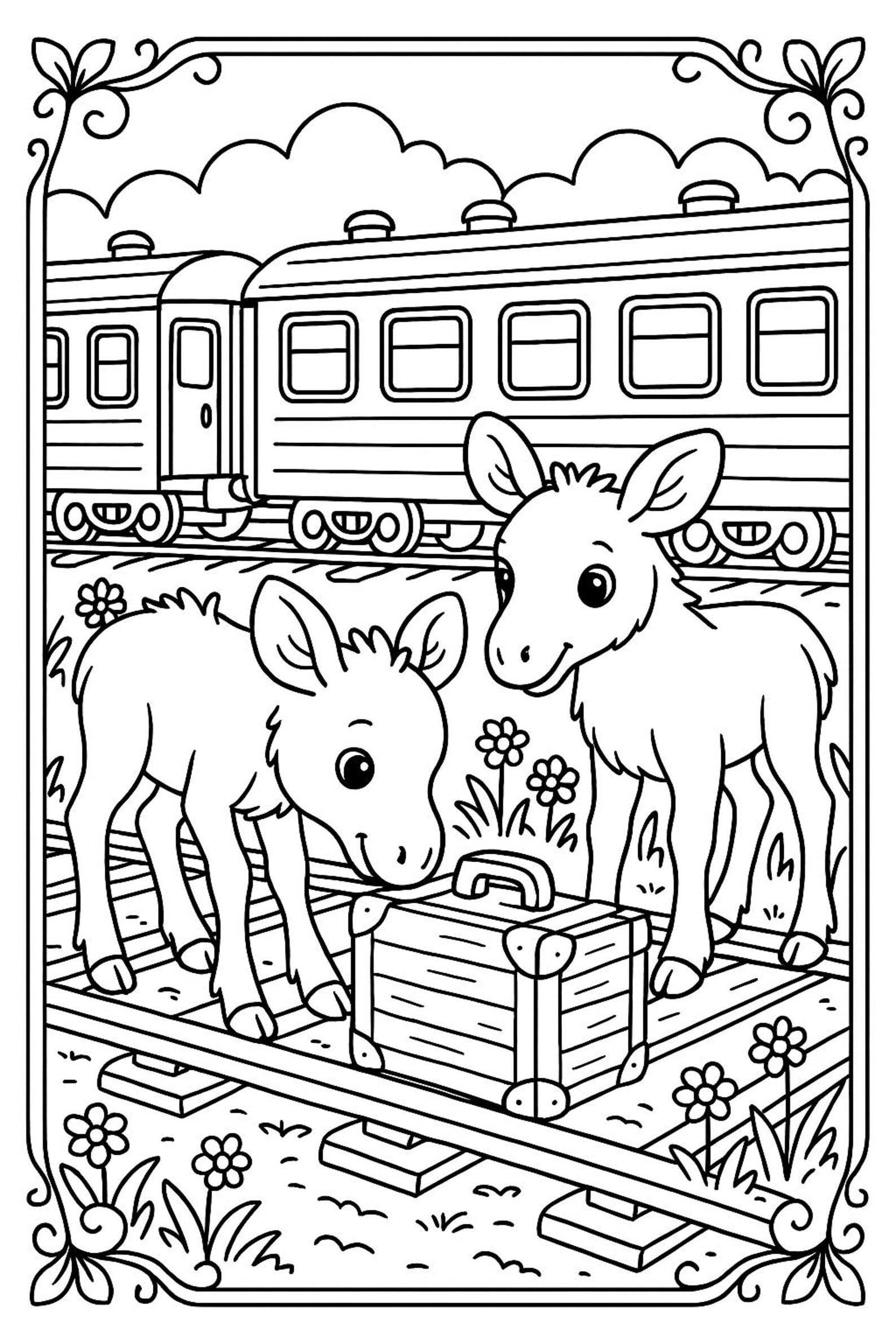 Norway Coloring Pages for Kids – Fjords & Wildlife (digital Download ...