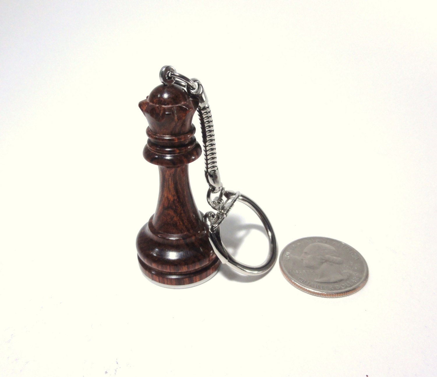 Custom Engraved Queen Chess Piece Keychain - Etsy