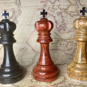 King Chess Piece Custom Engraved - Etsy