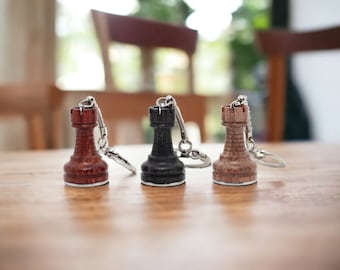 Custom Engraved King Chess Piece Keychain - Etsy