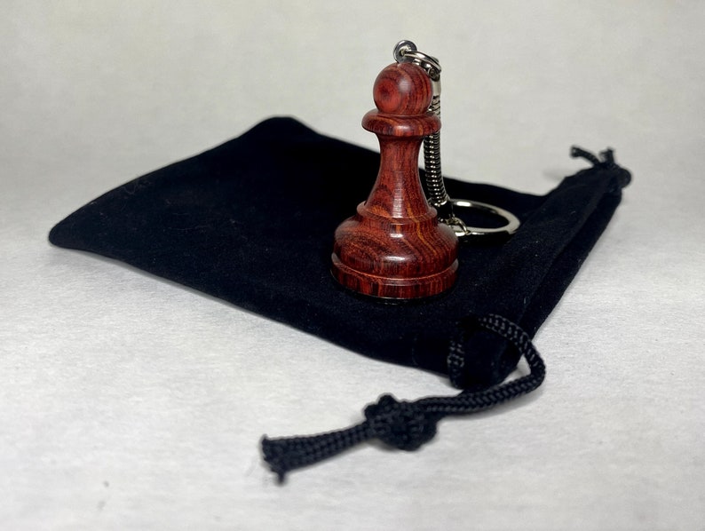 Custom Engraved Pawn Chess Piece Keychain - Etsy
