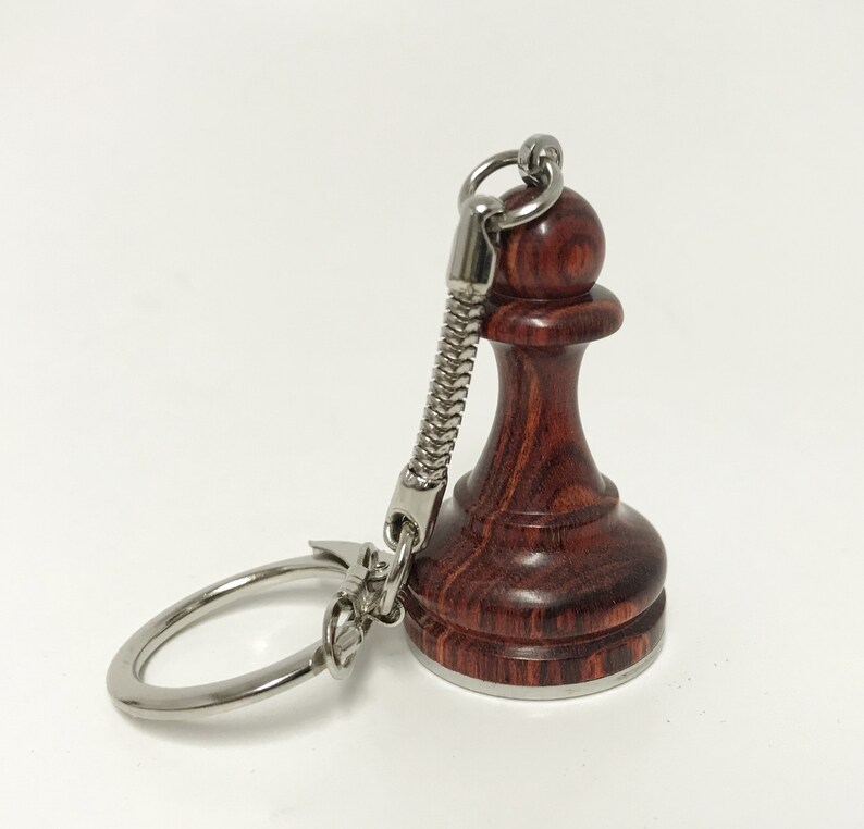 Custom Engraved Pawn Chess Piece Keychain - Etsy