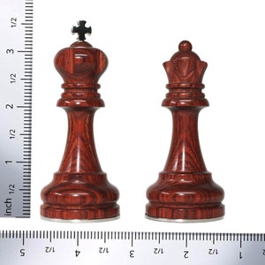 Anniversary Gift – King and Queen Chess Piece Set With Custom Engraving ...