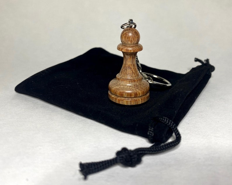 Custom Engraved Pawn Chess Piece Keychain - Etsy