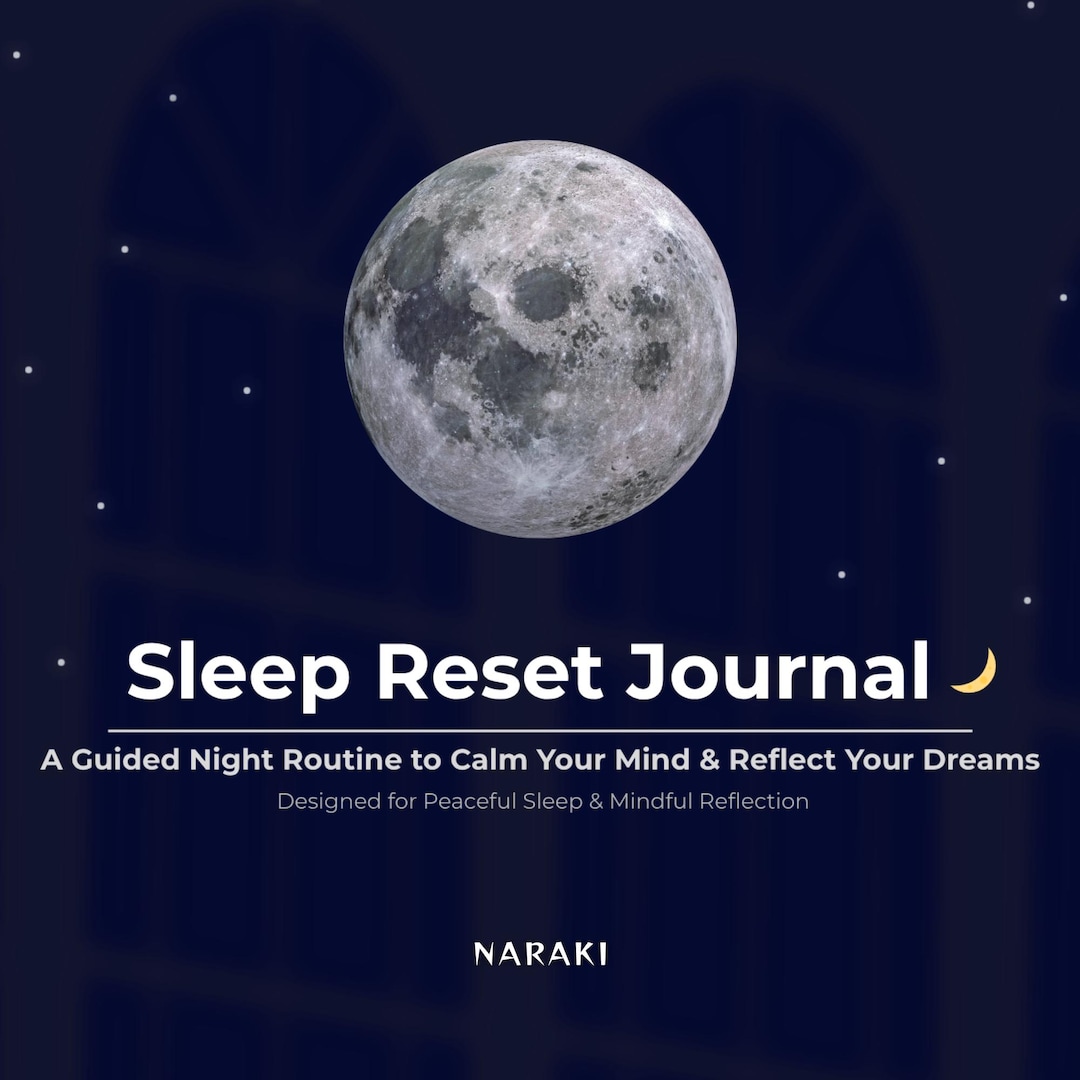 Sleep Reset Journal Printable, Insomnia Relief Workbook, Sleep Tracker ...