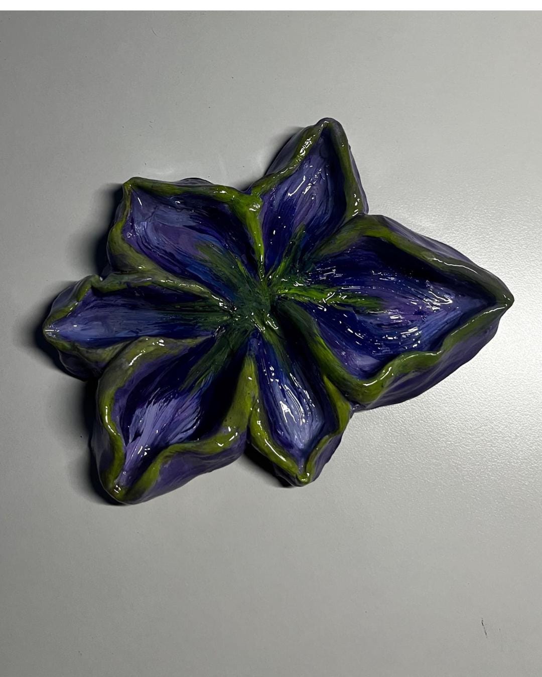 Purple Lily Dish - Etsy