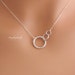 Triple Infinity Necklace, Three Sister Necklace, Silver Infinity ...