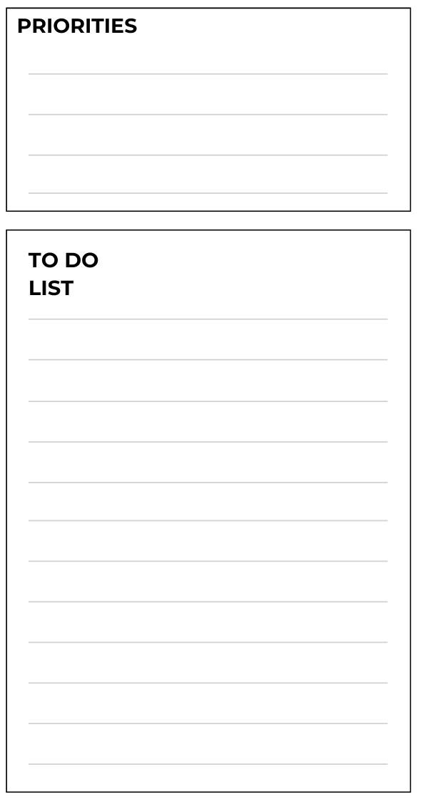 A4 Weekly Planner Template - Printable & Fillable - Minimalist Design ...