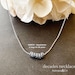 Birthstone Decades Necklace With Preciosa Crystal Rings for 30th 40th ...
