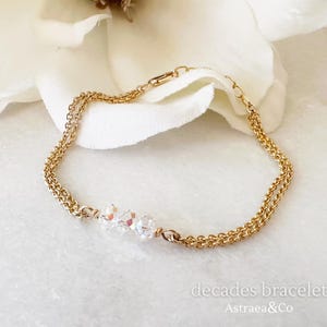 Decades 50th Birthday Bracelet for 20th 30th 40th 60th 70th 80th 90th ...
