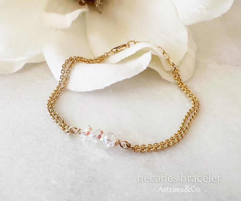 Decades 50th Birthday Bracelet for 20th 30th 40th 60th 70th 80th 90th ...