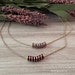 Birthstone Decades Necklace With Preciosa Crystal Rings for 30th 40th ...