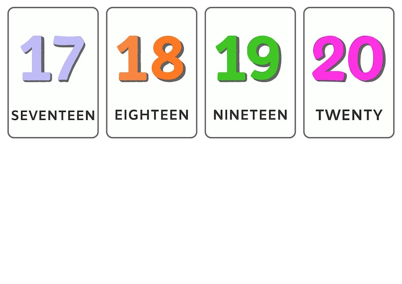 Number Matching Game: Preschool Learning Activity (PDF & PNG ...