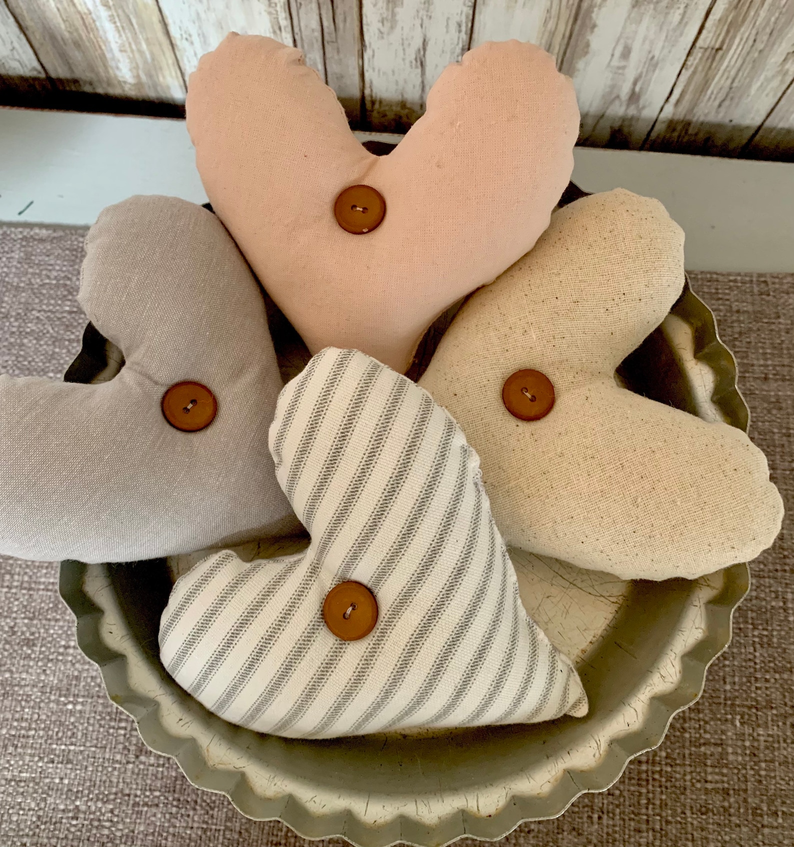 Valentine Bowl Fillers, Tiered Tray Decor, Farmhouse Decor, Heart Bowl ...