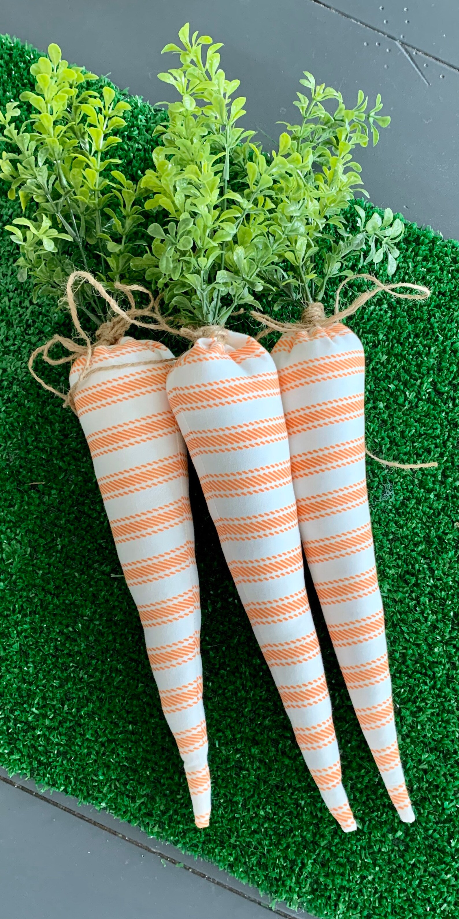 Fabric Carrots Farmhouse Easter Easter Decor Carrot Bowl | Etsy